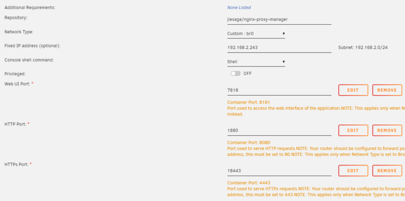 UNRAID安装配置nginx proxy manager反向代理 - 嘉睿博客